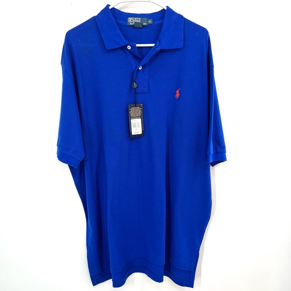 Polo Ralph Lauren | Shirts | Polo Ralph Lauren Short Sleeve Royal Blue Crew Neck Polo Mens Size ...